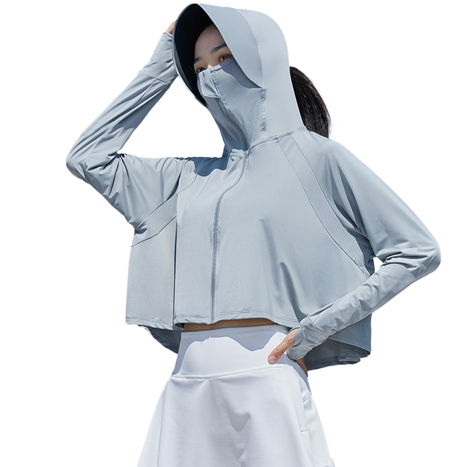 HSMQHJWE Cardigans for Women plus Size Women's UPF50+ Ice Silk Sun ...