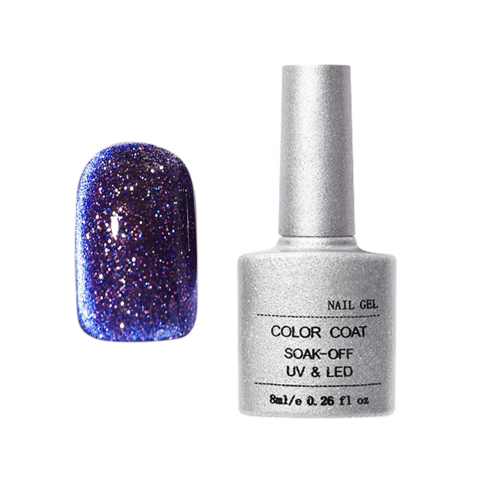 HSMQHJWE Clear Press on Nails Cat Eye Gel Nail Polish Cat Eye Gel Nail ...