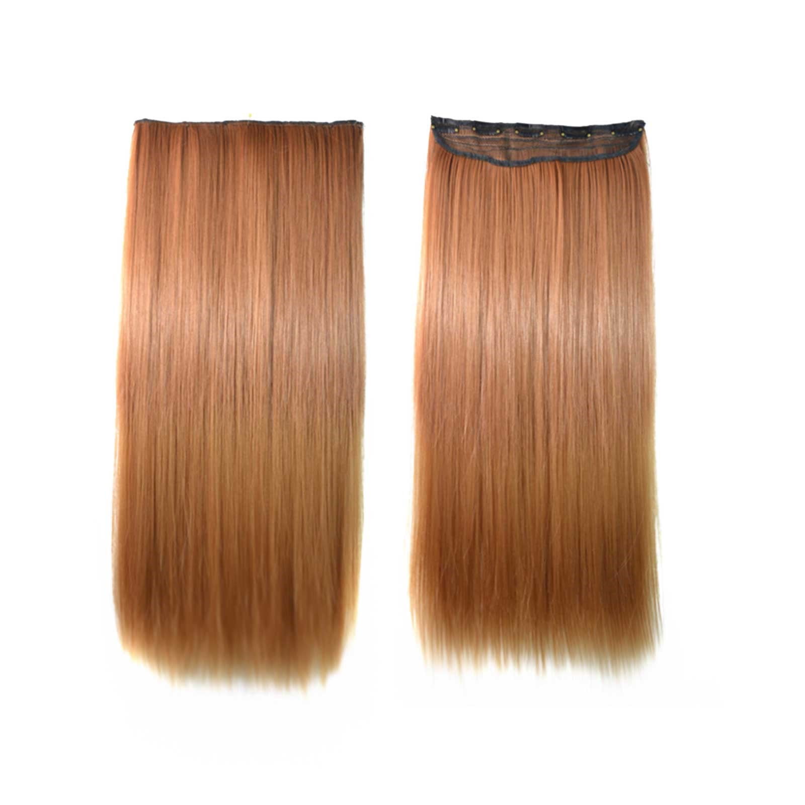 HSMQHJWE Curly Lace Front Wigs Long Straight Hair Clip Hair Wig Female ...