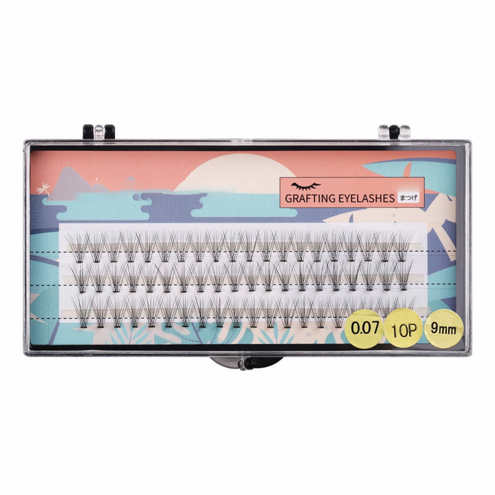 HSMQHJWE Curly Lashes Fishtail Grafted Cross Eyelashes Dovetail ...