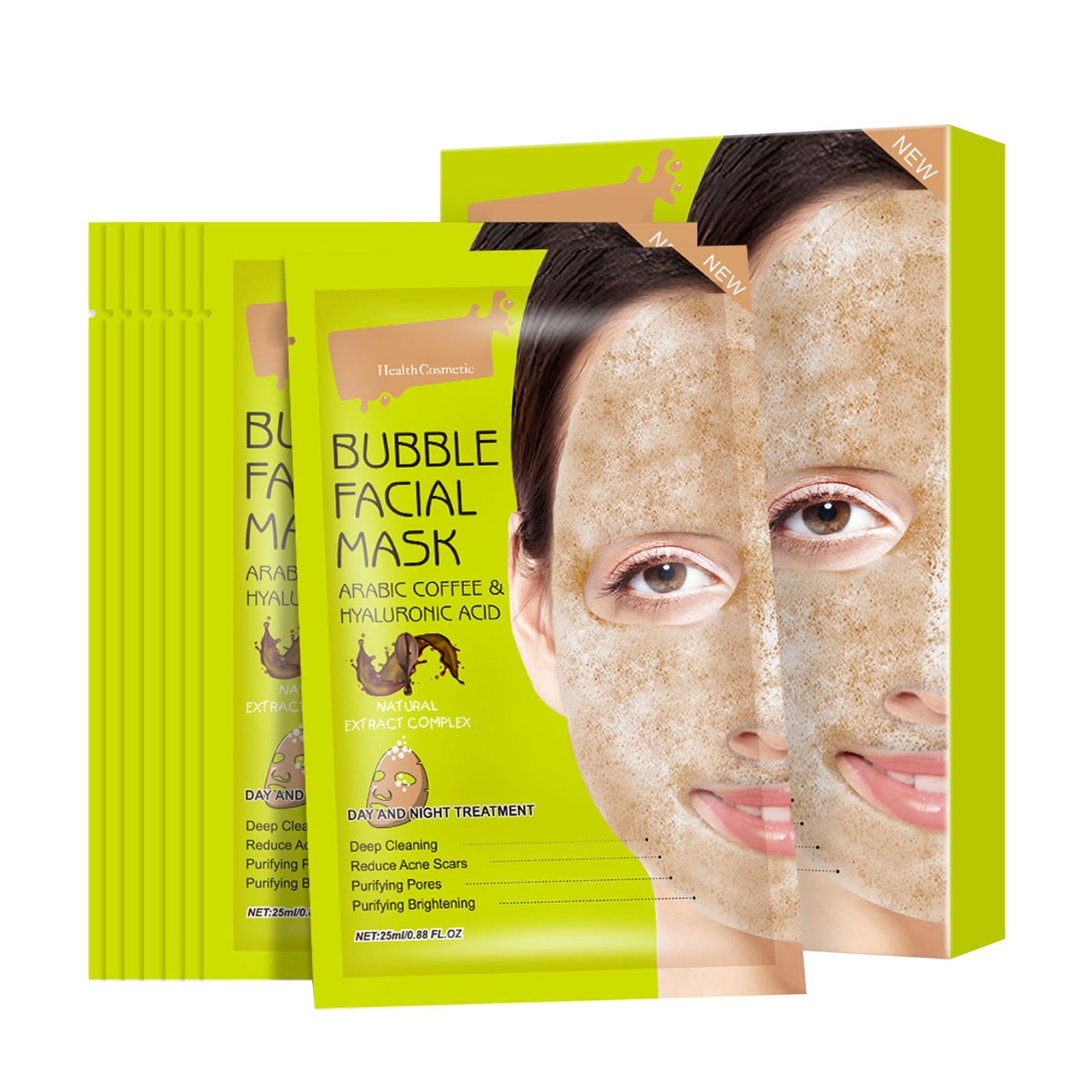 HSMQHJWE Cute Skin Care Stuff Coffee Bubble Cleansing Hydrating ...