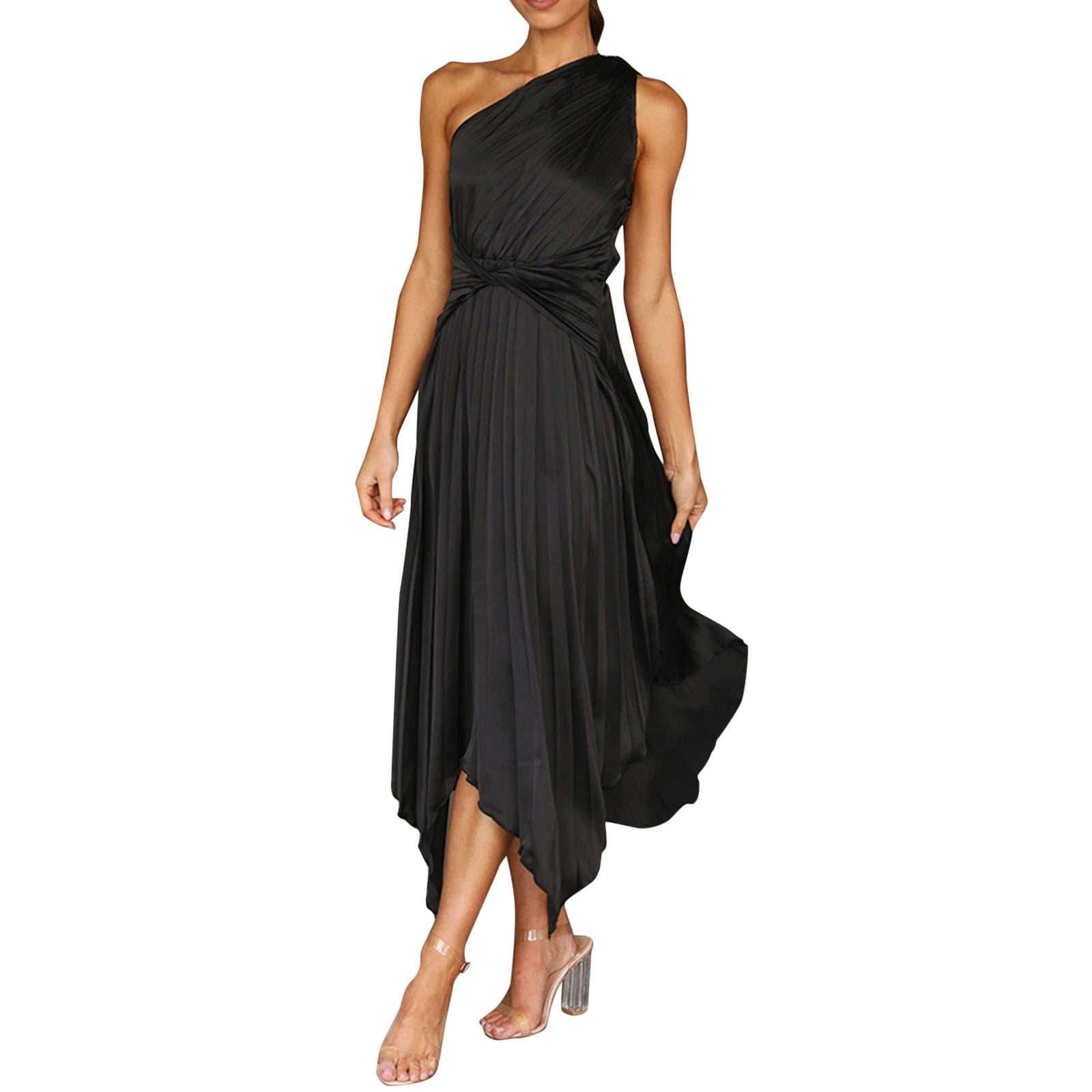 HSMQHJWE Dresses For Teens Women Work Dresses Womensexy Sleeveless Deep ...