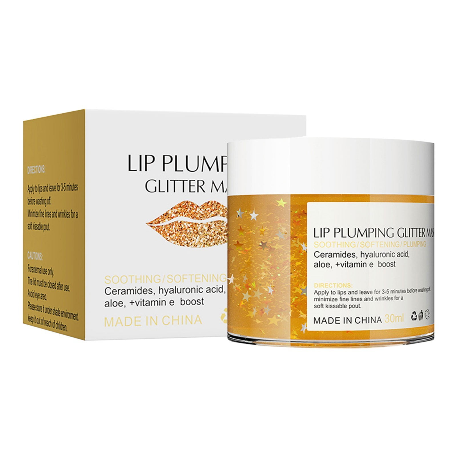 HSMQHJWE Dry Face Skin Care Flash Lip Enriching Film The Lips Are And ...