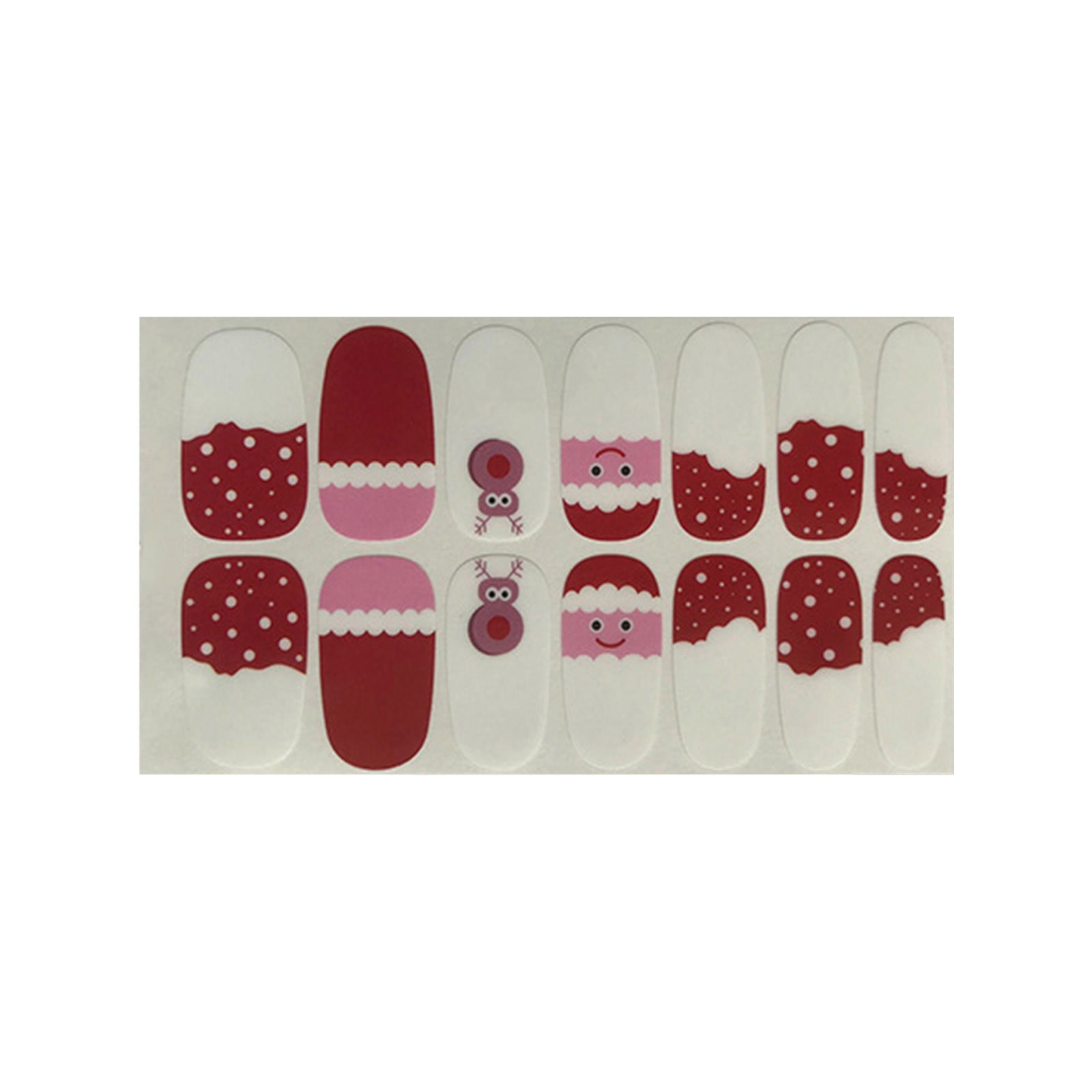 HSMQHJWE Fingernail Stickers for Women Self Adhesive French Manicure ...