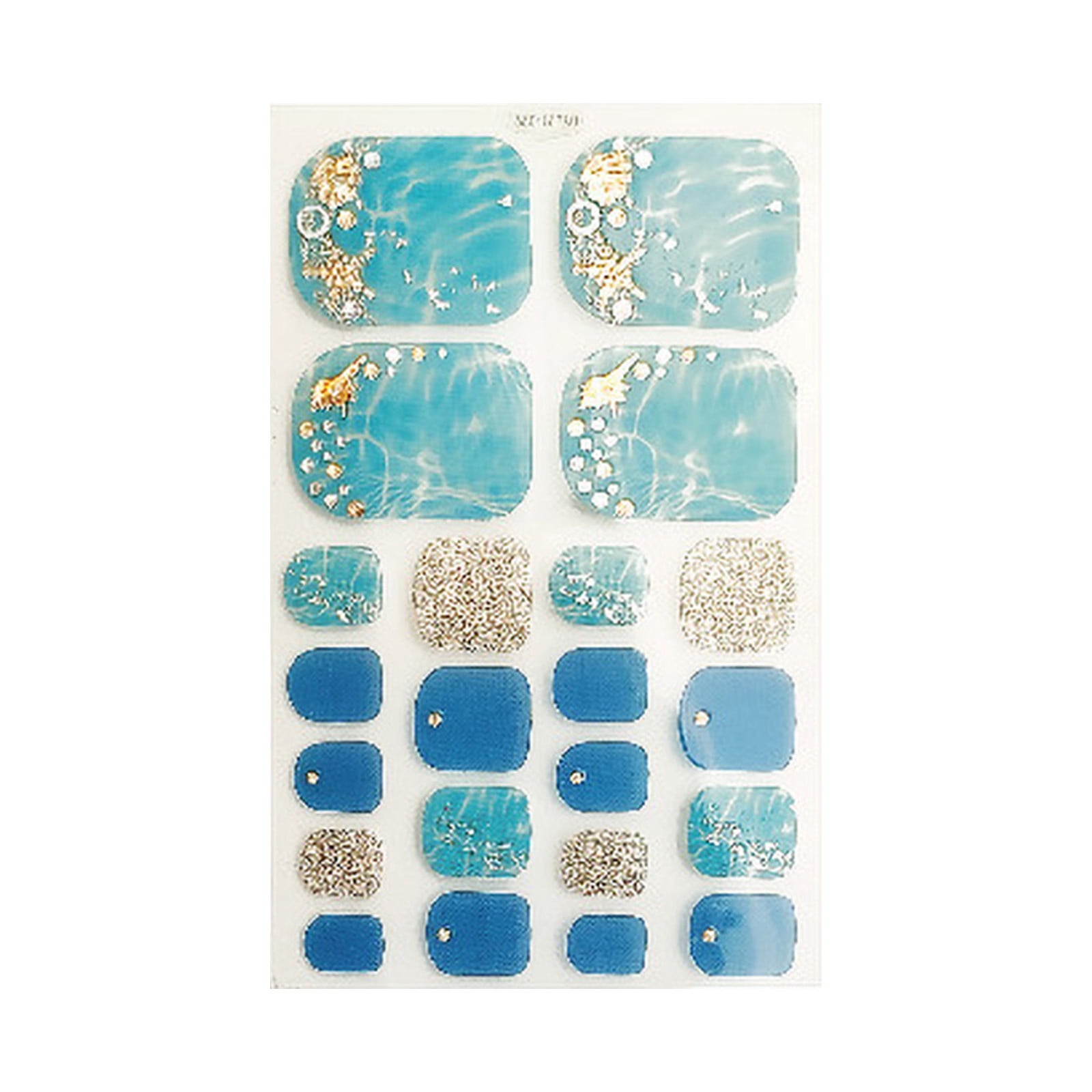 HSMQHJWE Foil Glue Gel for Nail Gradient Gold Nail Sticker Pink Fashion ...