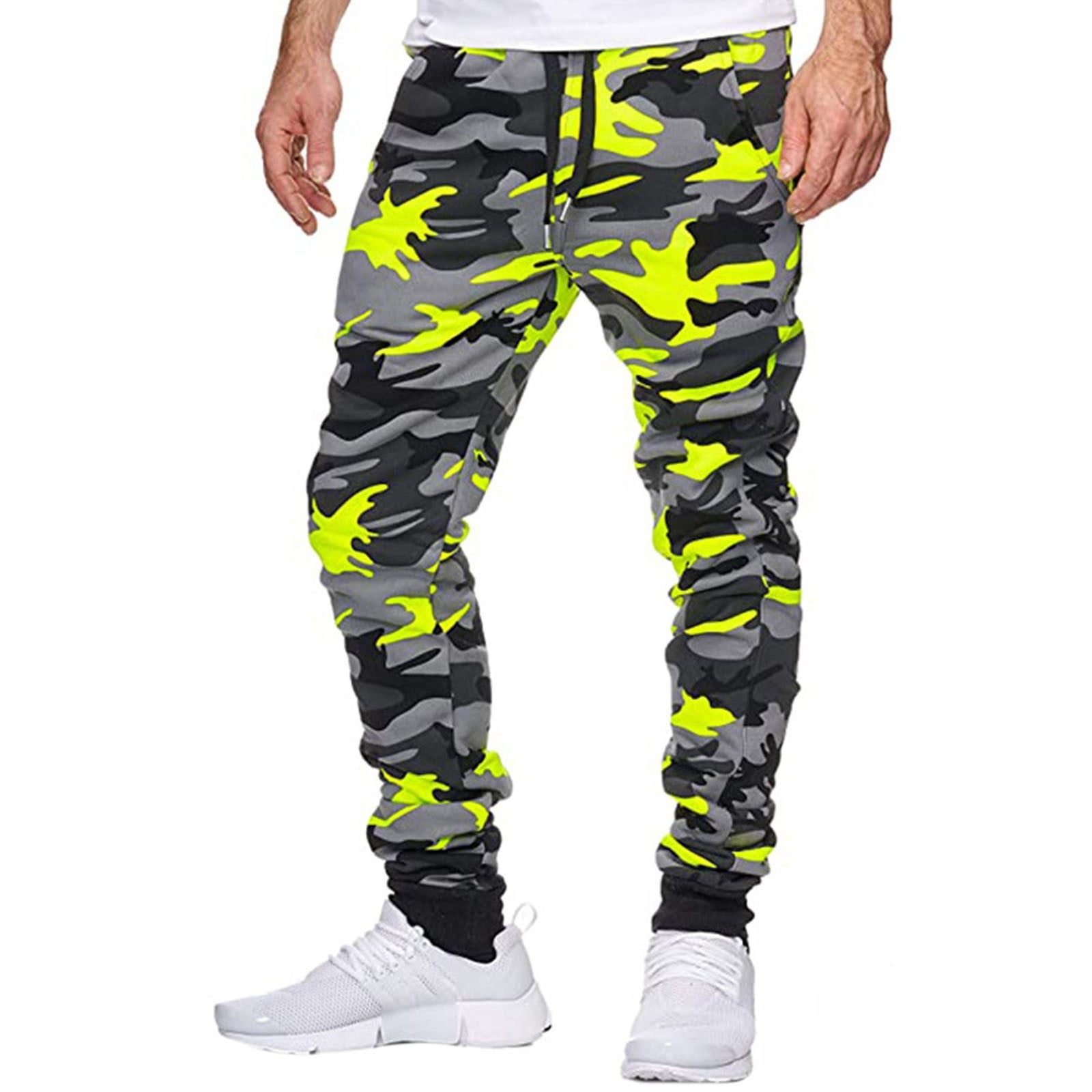 HSMQHJWE Grey Pants Men Sweat Suits Men Men'S Jogging Print Camouflage ...