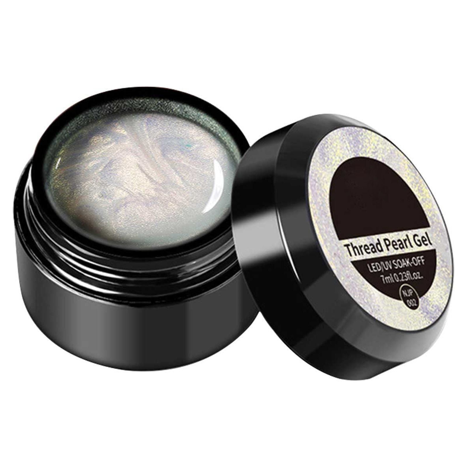 HSMQHJWE Jelly Press on Nails Nail Polish Threaded Shell Nail Polish ...