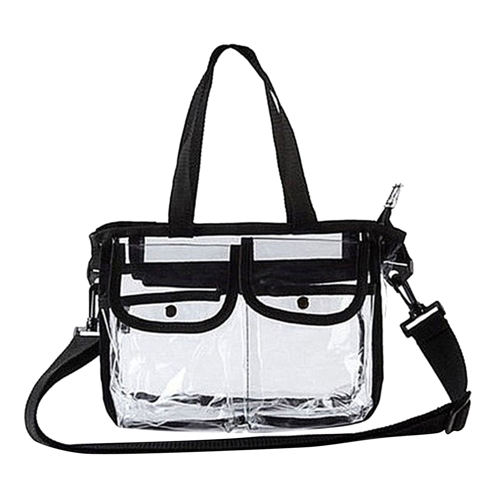 HSMQHJWE Makeup Sp9nges Felcia Clear Makeup Bag Large Capacity Zip Up ...