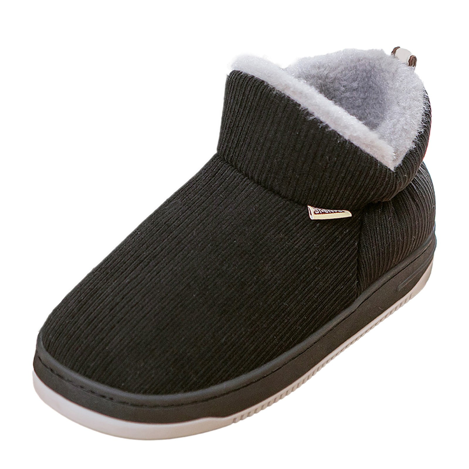 HSMQHJWE Mens Footwear Snow Boots Mens Mud Shoes Mens Couple Casual ...