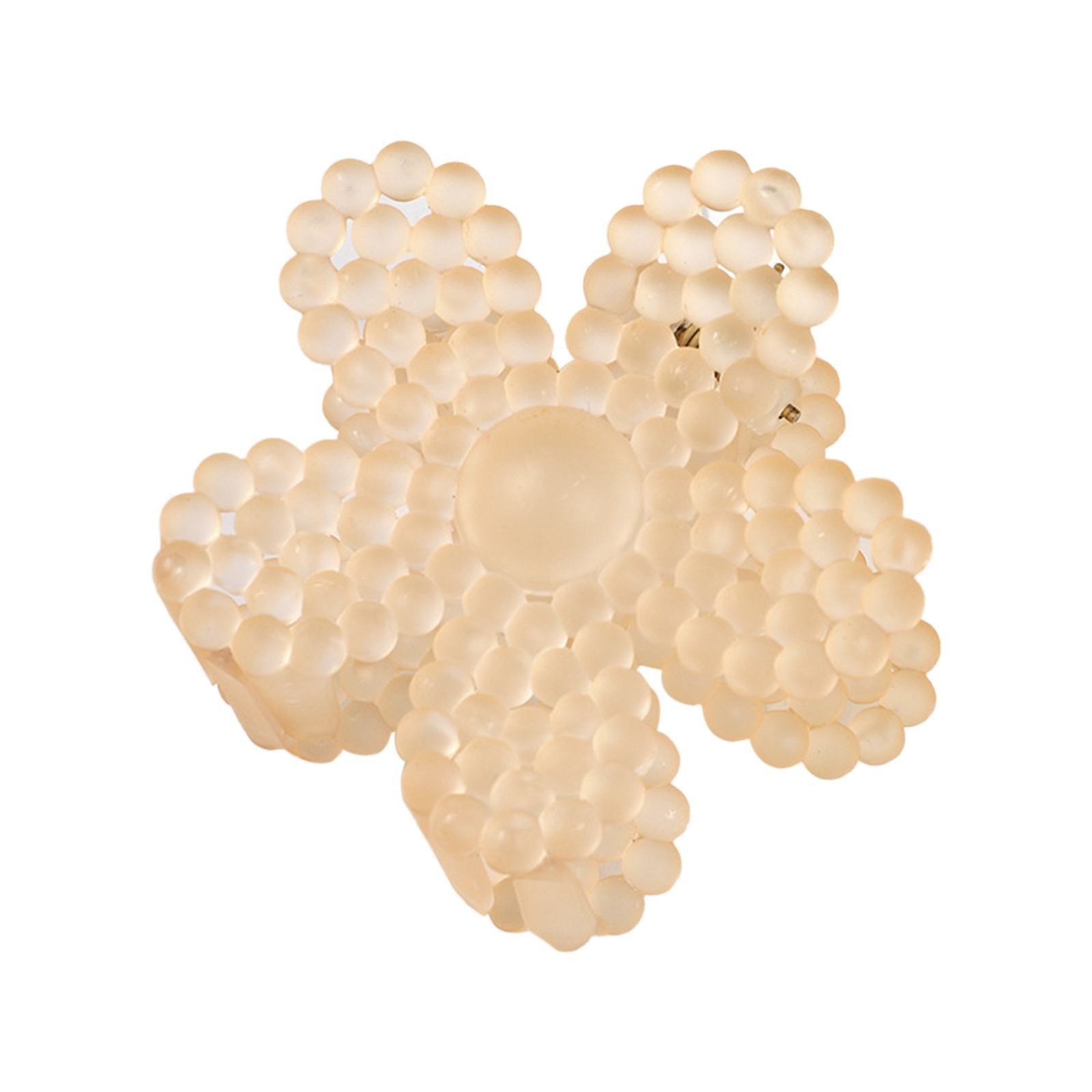 HSMQHJWE Metal Barrettes for Thick Hair Flower Hair Clips Large Cute ...