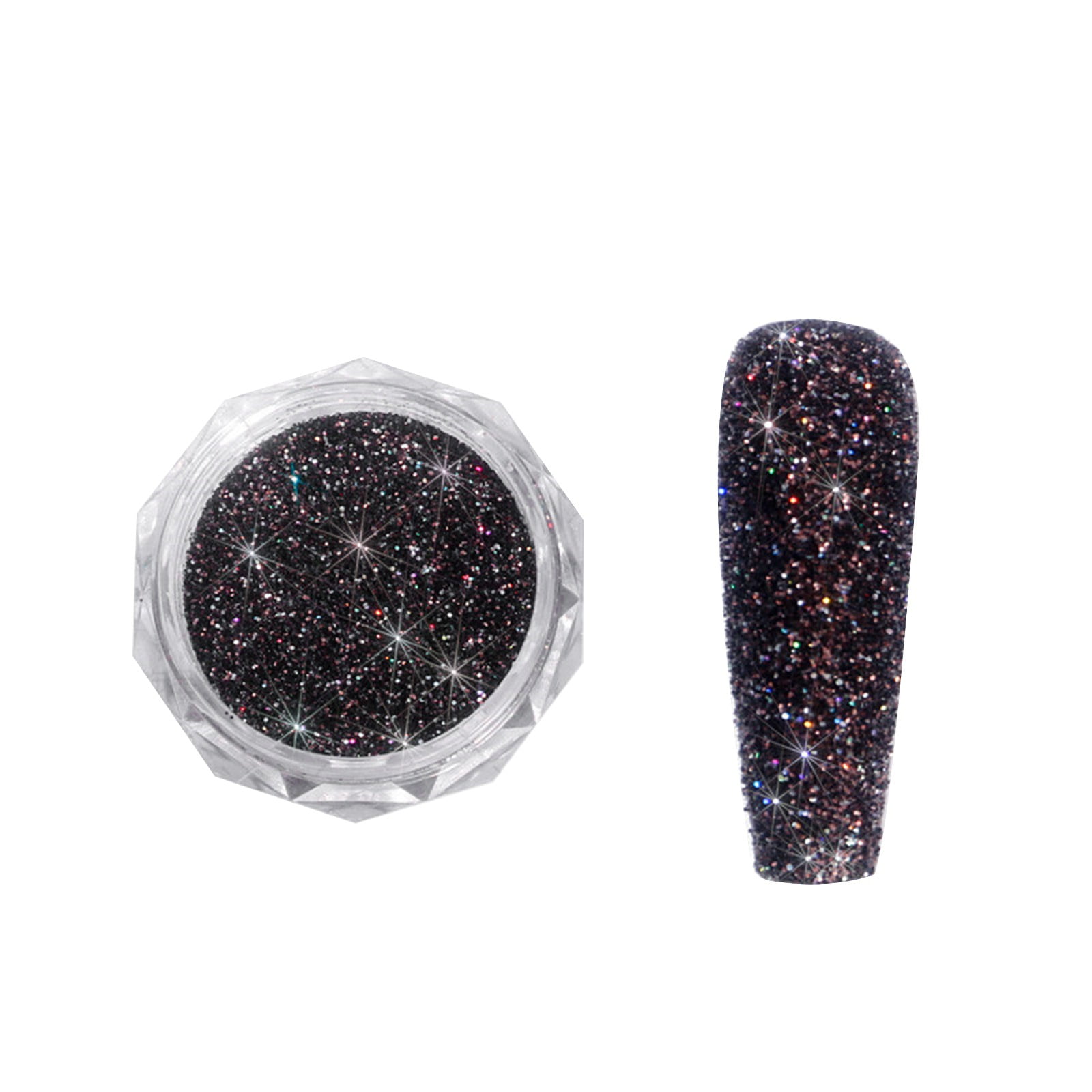 HSMQHJWE Nail Dip Kits 6 Colors Nail Crushed Diamond Powder Nail ...