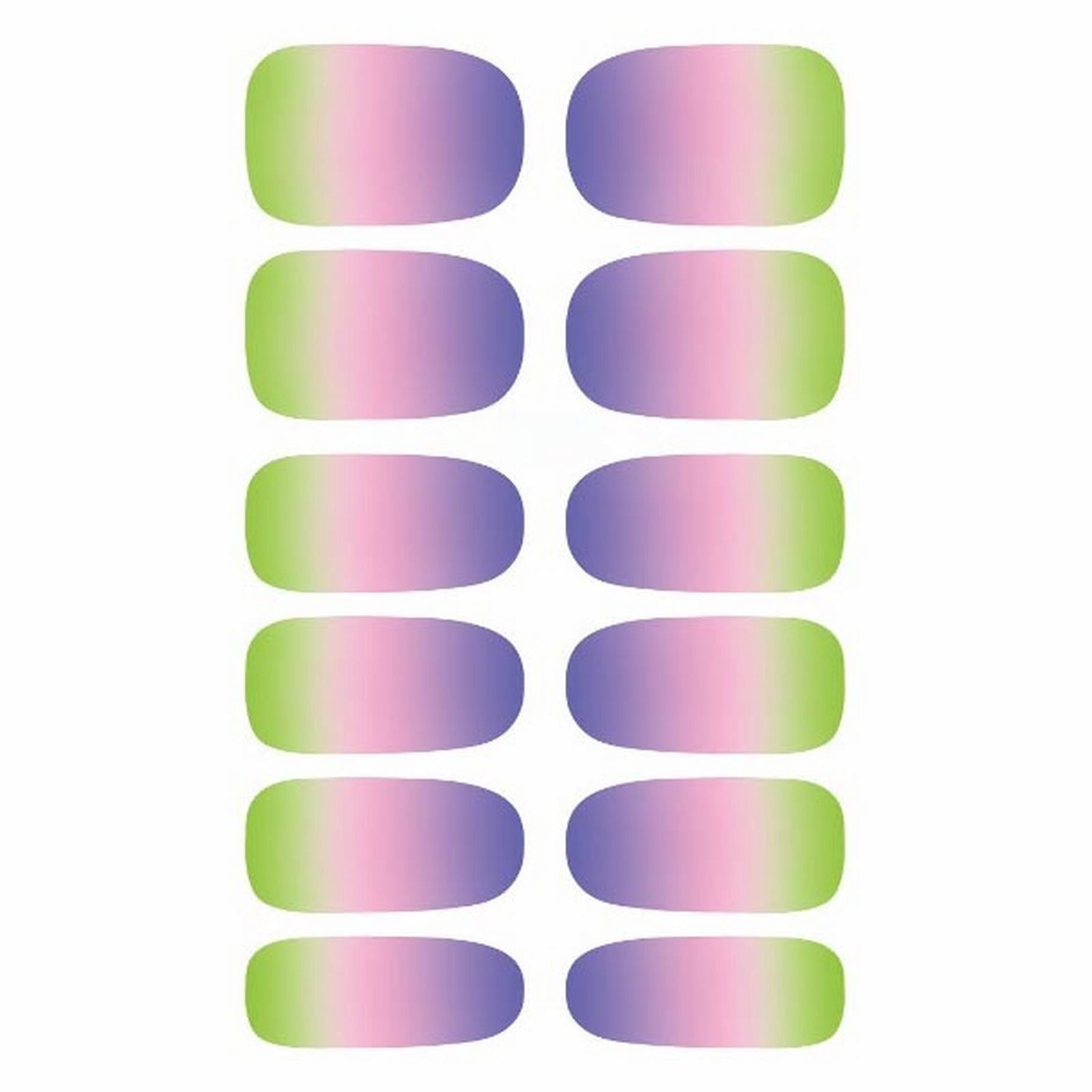 HSMQHJWE Nail Stickers for Kids Clear Coat Nail Stickers Women Girls ...