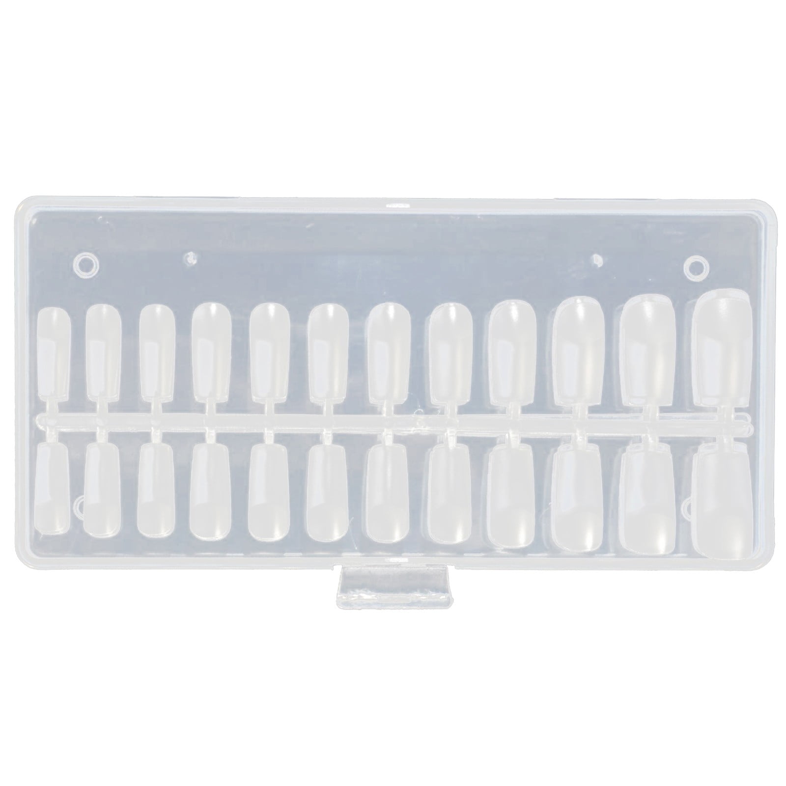 HSMQHJWE Pack of Nails Acrylic Nail 120 Pieces Boxed Transparent Water ...