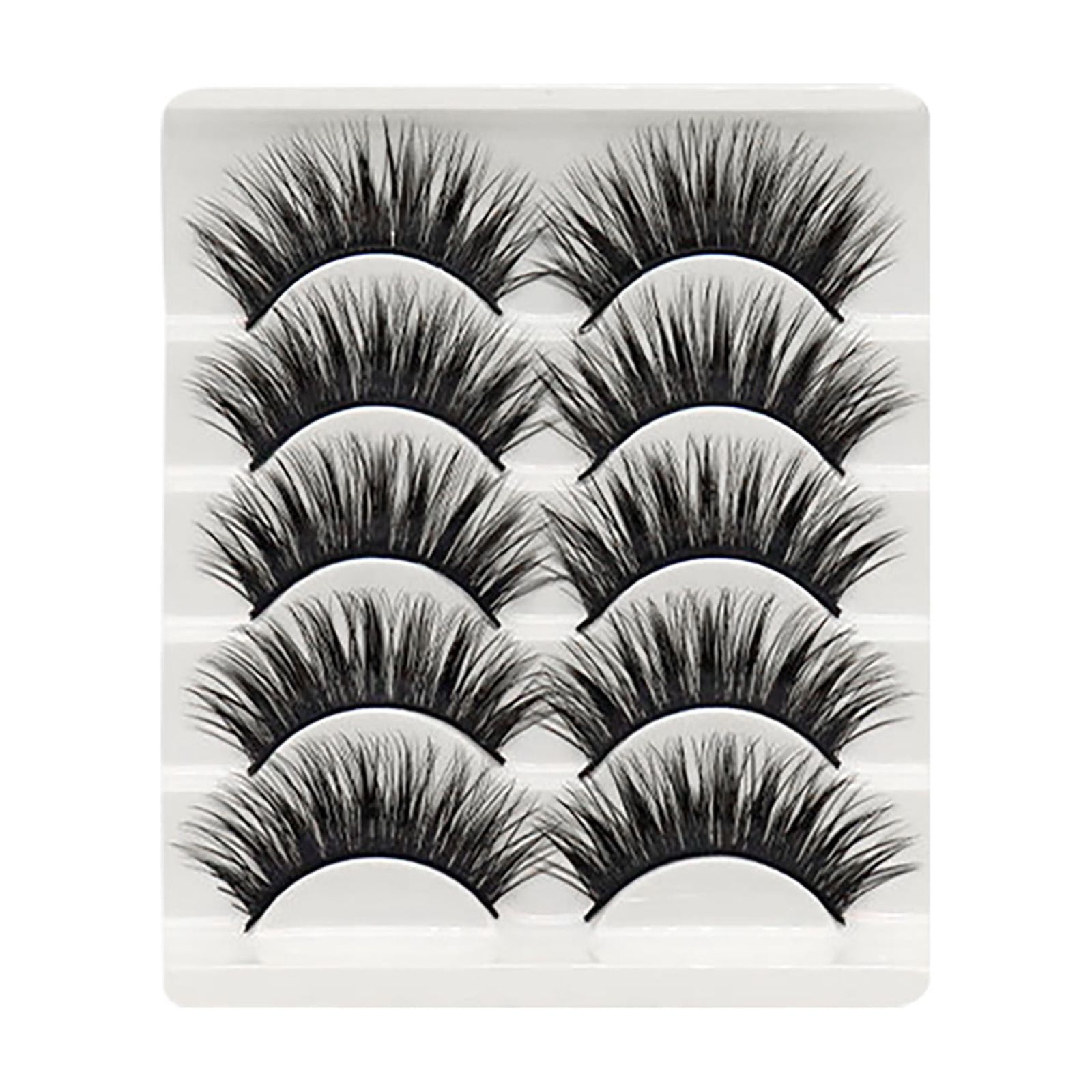 HSMQHJWE Pink Eyelash Extensions Thick Reusable Mixed Lashes And ...