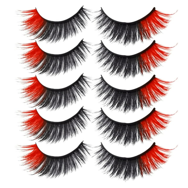HSMQHJWE Reusable Adhesive Eyelashes Eye Tail Color Imitation Eye ...