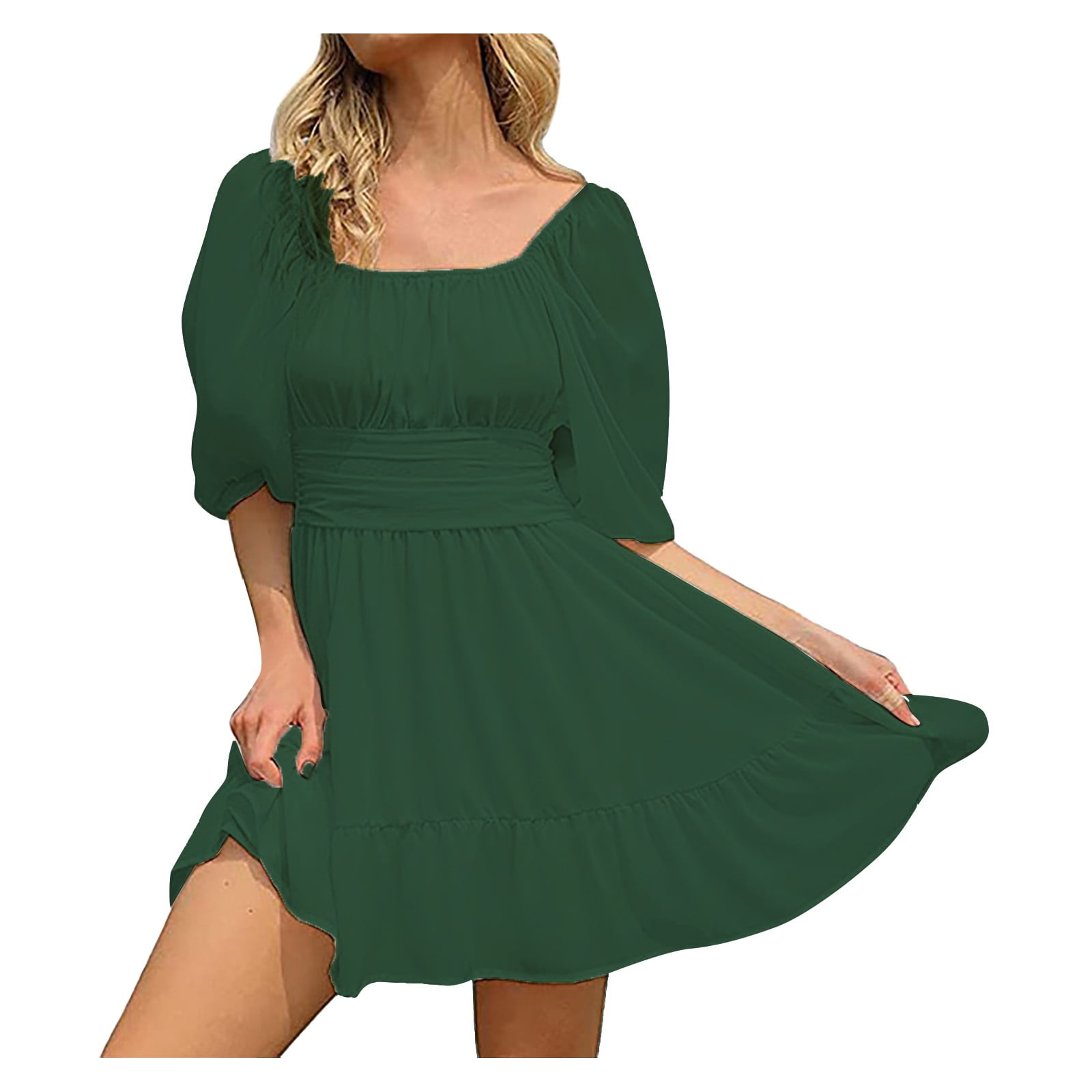 HSMQHJWE Ruffle Hem Dress For Women Womens Graduation Dress Women'S ...