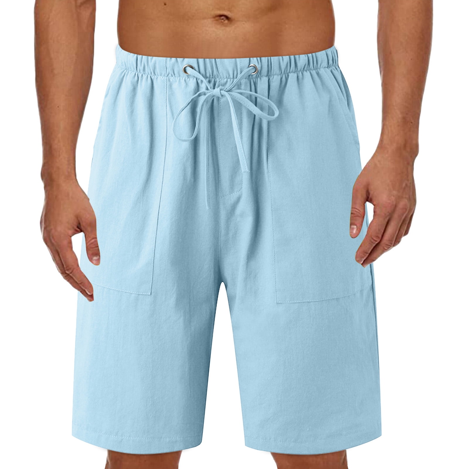 HSMQHJWE Shorts With Pockets Mens House Shorts Mens Casual Shorts ...