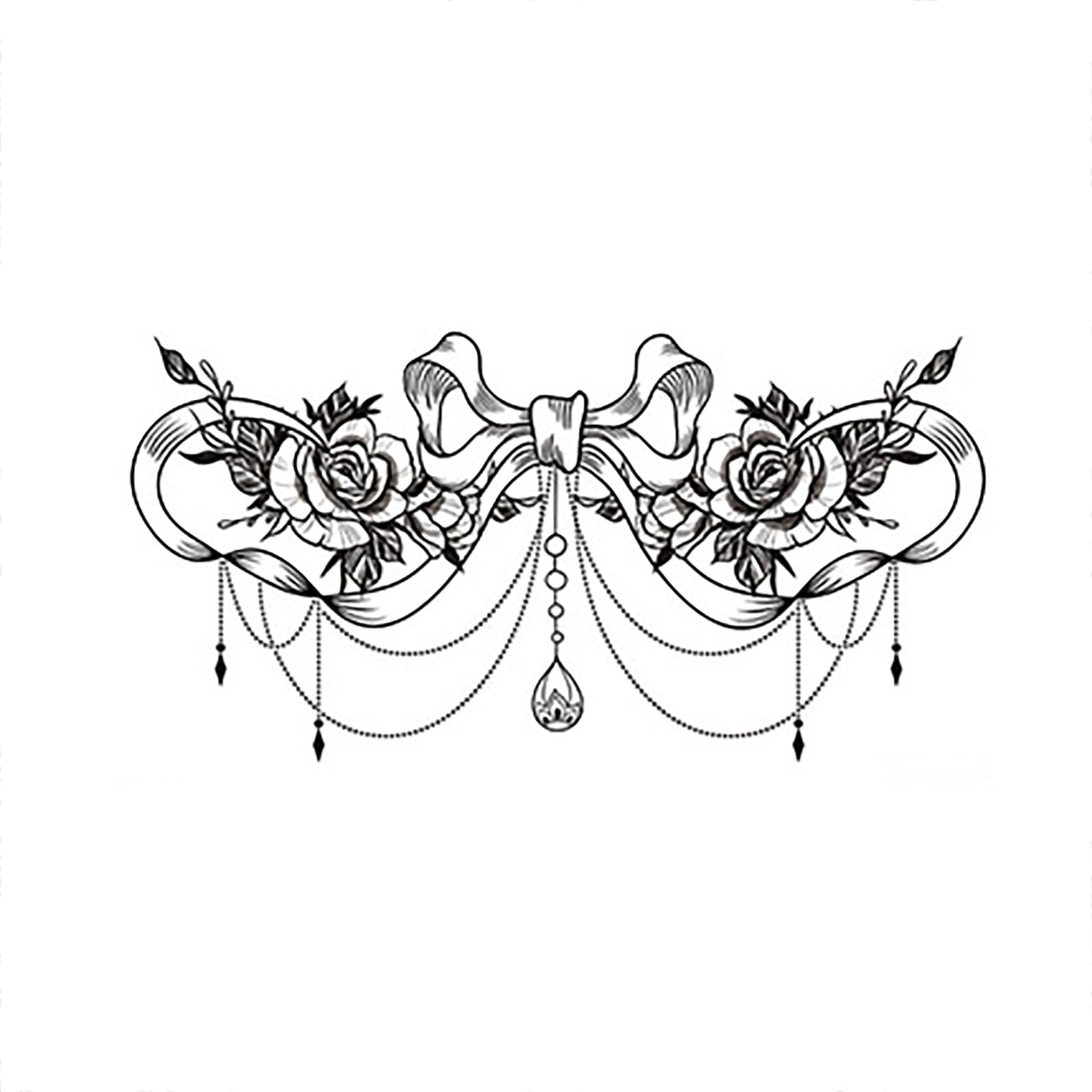 Transparent Chest Tattoo Designs