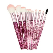 Plum Beauty 4-in-1, Stackable, Travel Makeup Brush Set, Multi - Walmart.com