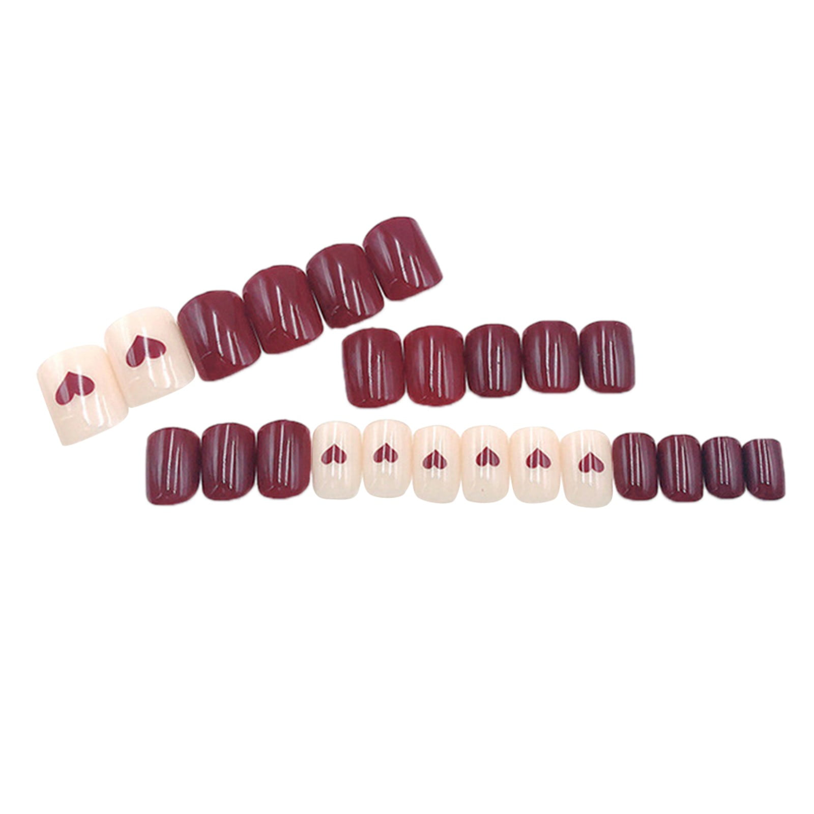 HSMQHJWE Sticker Nail Polish 24 Sheets Nail Stickers Art 3D Mixed ...