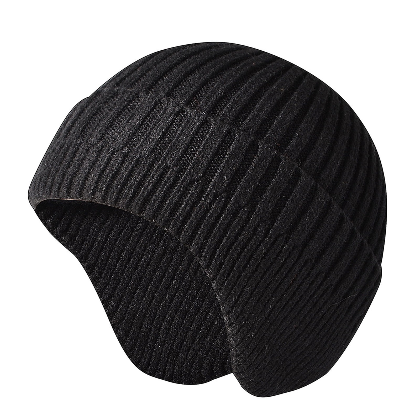 HSMQHJWE Winter Ear Warmerswinter Cycling Hat Winter Earflap Knitted ...