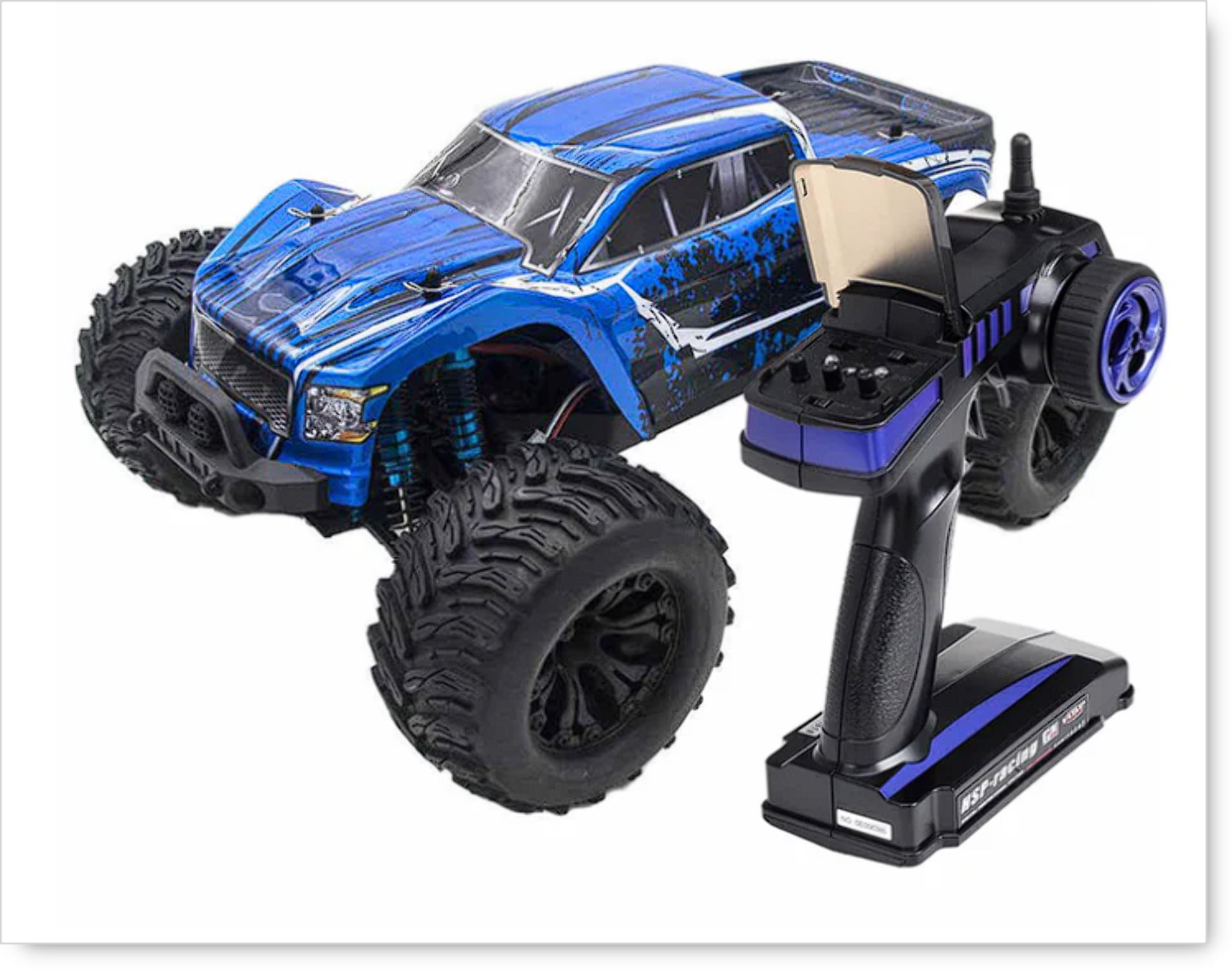 HSP 94701 PRO Brushless Electric 1/10 R/C Monster Truck 4WD Off-Road RTR - Walmart.com