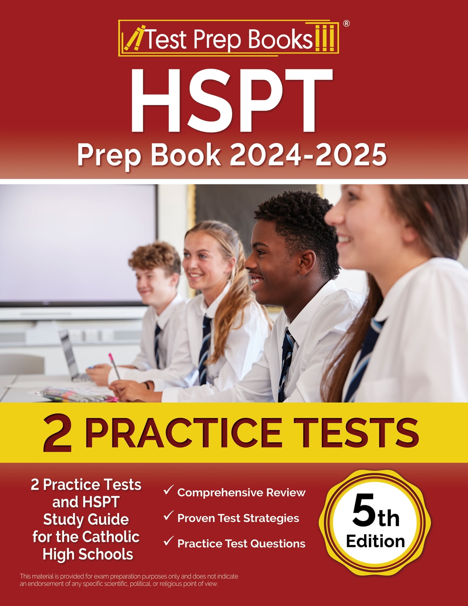 HSPT Prep Book 2024-2025: 2 Practice Tests and HSPT Study Guide for ...
