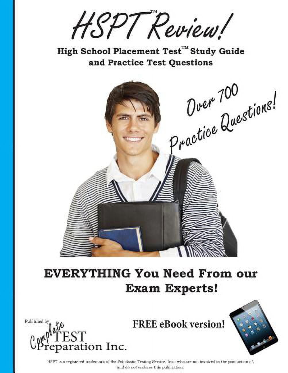 HSPT Review! High School Placement Test Study Guide and Practice Test ...
