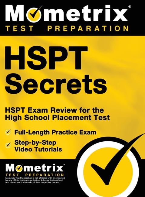 HSPT Secrets, Study Guide: HSPT Exam Review for the High School ...