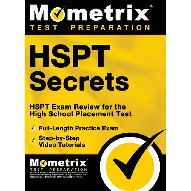 HSPT Secrets, Study Guide: HSPT Exam Review for the High School ...