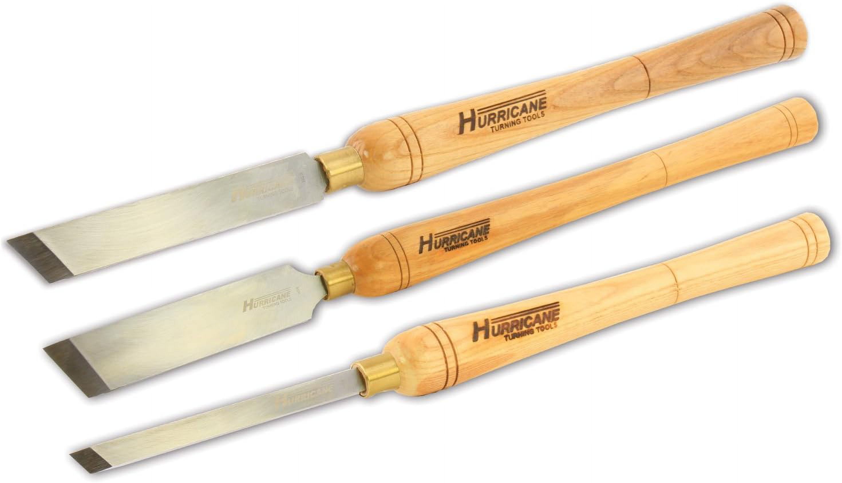 HSS 3 Piece Skew Chisel Set (1/2" 1" 1 1/2") Standard Series ...