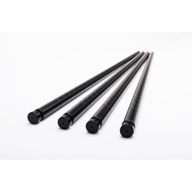 "HSS 36"" Long Bottom Pole for Wire Shelving, 1"" Diameter, 1.2mm ...