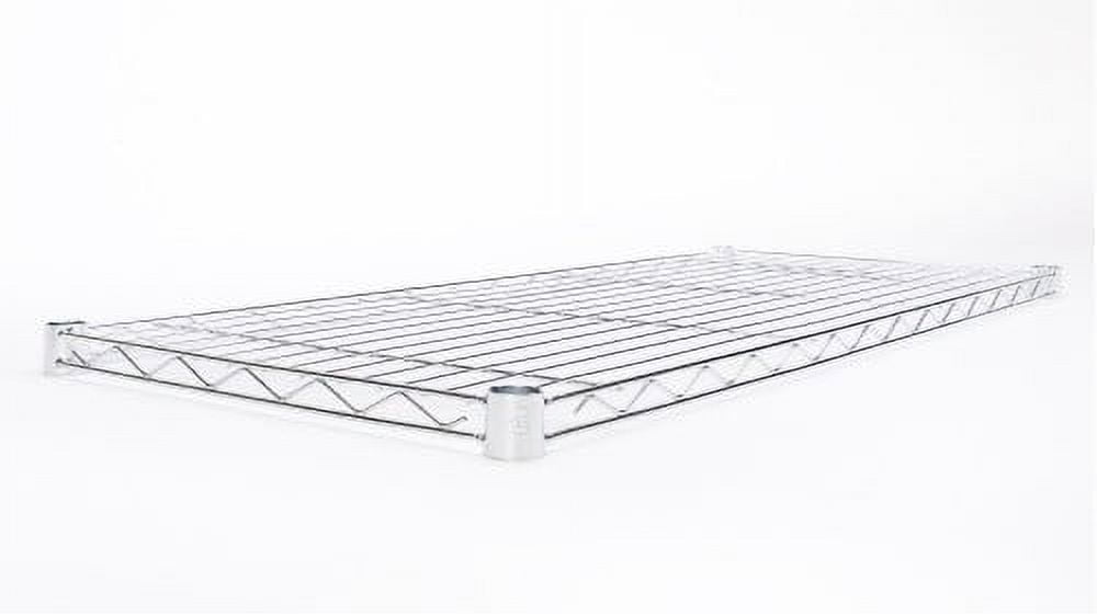 "HSS Heavy Duty Steel Wire Shelves 4-Pack, 14""x36"", Chrome, 350 lbs ...