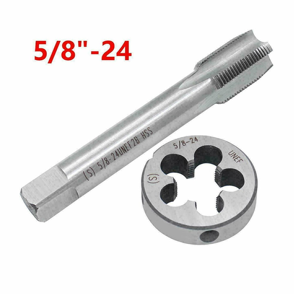 HSS 5/8"-24 UNEF Right Hand Thread Tap and Die Set 5/8 x 24 - Walmart.com