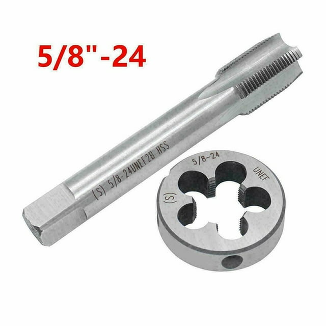 HSS 5/8"-24 UNEF Right Hand Thread Tap and Die Set 5/8 x 24 - Walmart.com