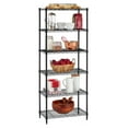 HSS 6 Tier Freestanding Convertible Wire Shelf Unit 23.2"x13.4"x59 ...