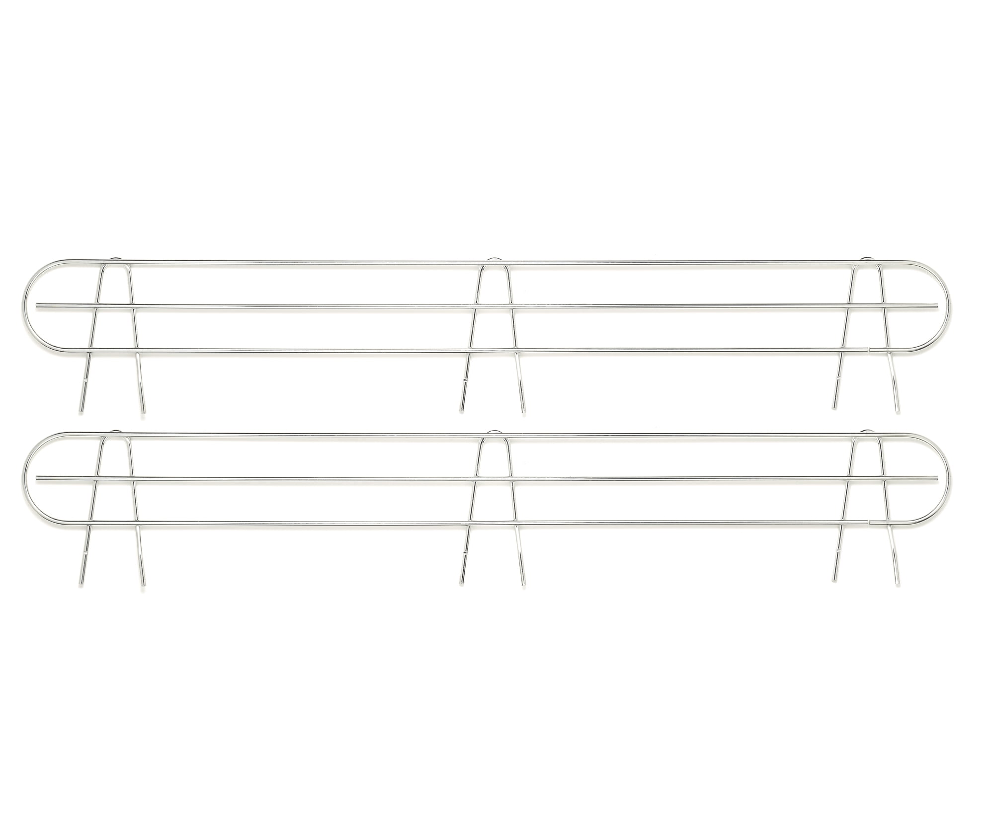 "HSS Heavy Duty Steel Wire Shelf Back Ledge, Chrome, 36"" Wide, Easy ...