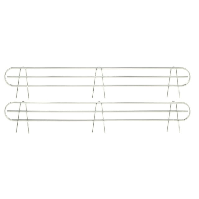"HSS Heavy Duty Steel Wire Shelf Back Ledge, Chrome, 36"" Wide, Easy ...