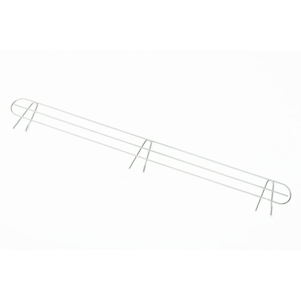 HSS Add-on Steel Wire Shelf Back Ledge Fits 48" Wide Shelf Chrome 2 ...