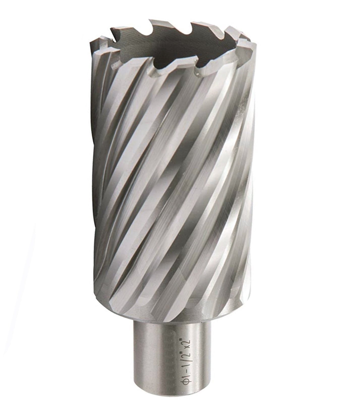 HSS Annular Cutter 1-1/2 in. x 2 in. Cutting Depth With Weldon Shank ...