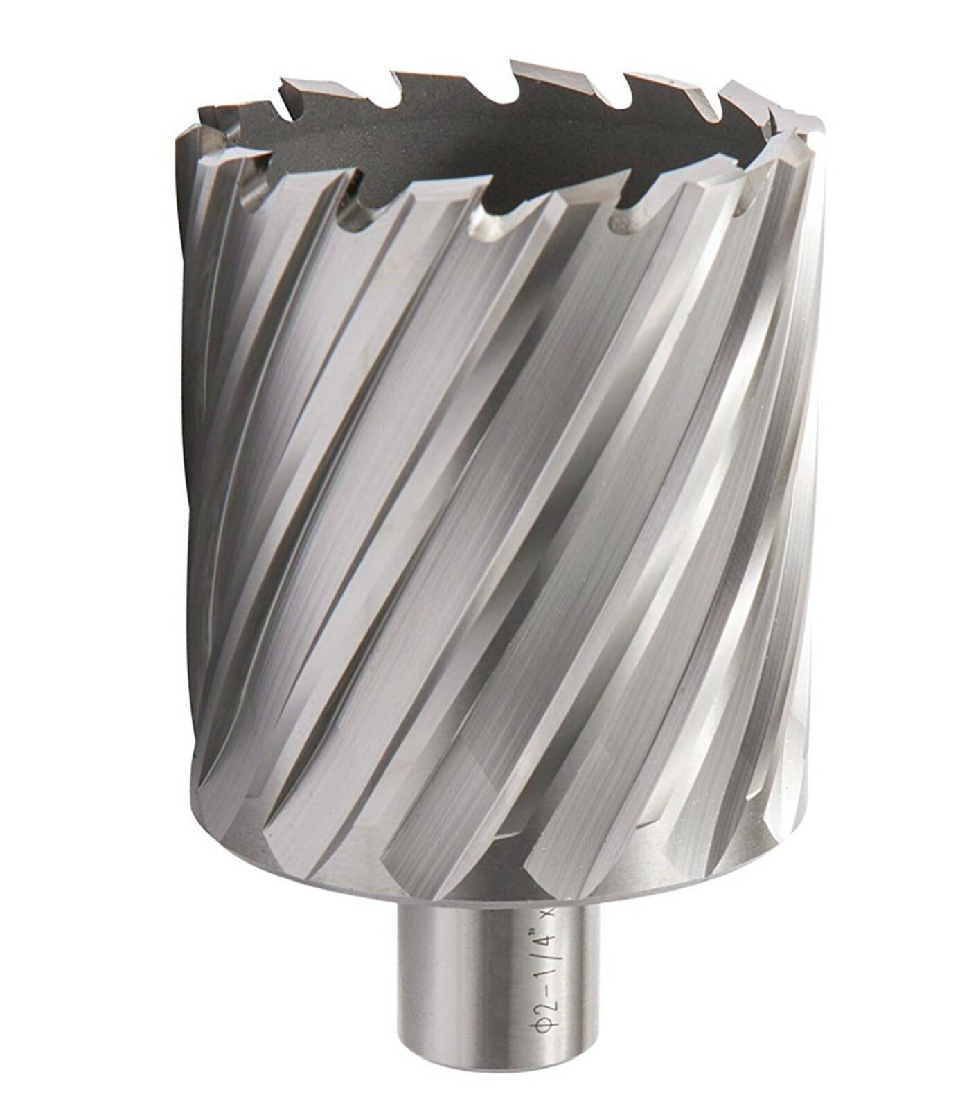 HSS Annular Cutter 2-1/4" Diameter x 1" Depth of Cut with 3/4" Weldon ...