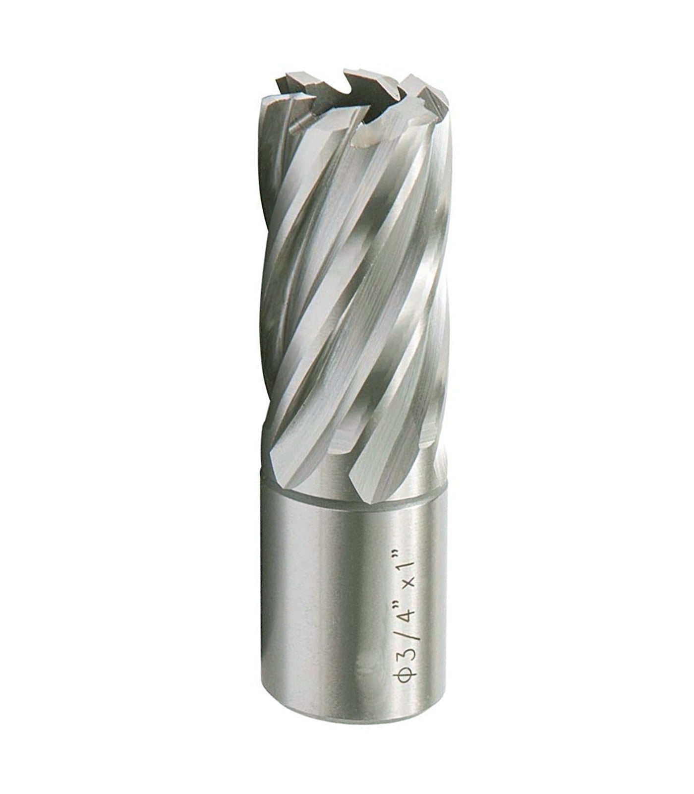 HSS Annular Cutter 3/4 in. x 1 in. Cutting Depth With Weldon Shank ...