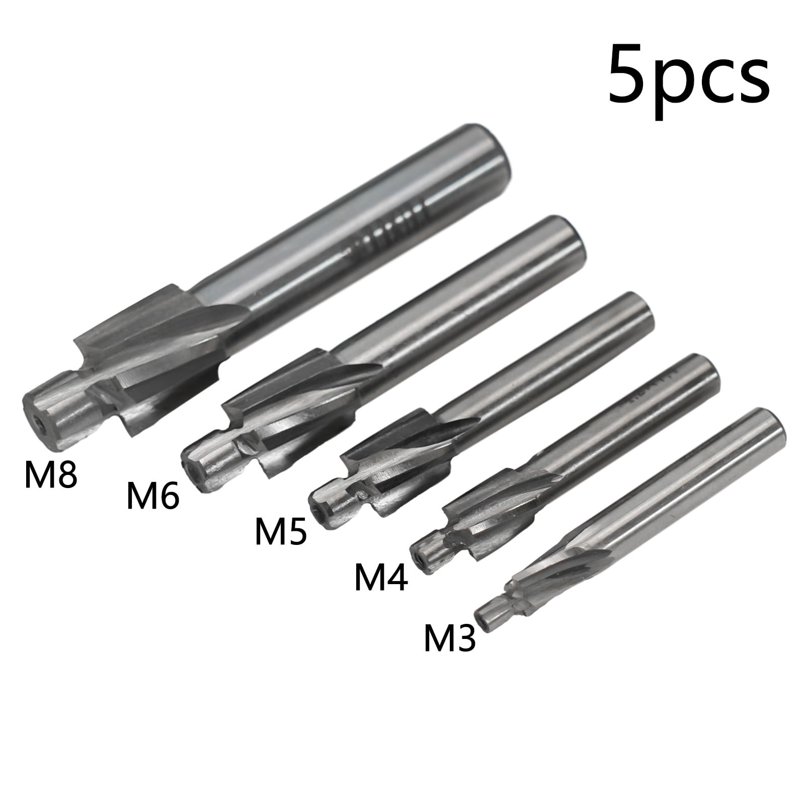 HSS Counterbore End Mill M3-M8 Pilot Slotting Tool Countersink Milling ...