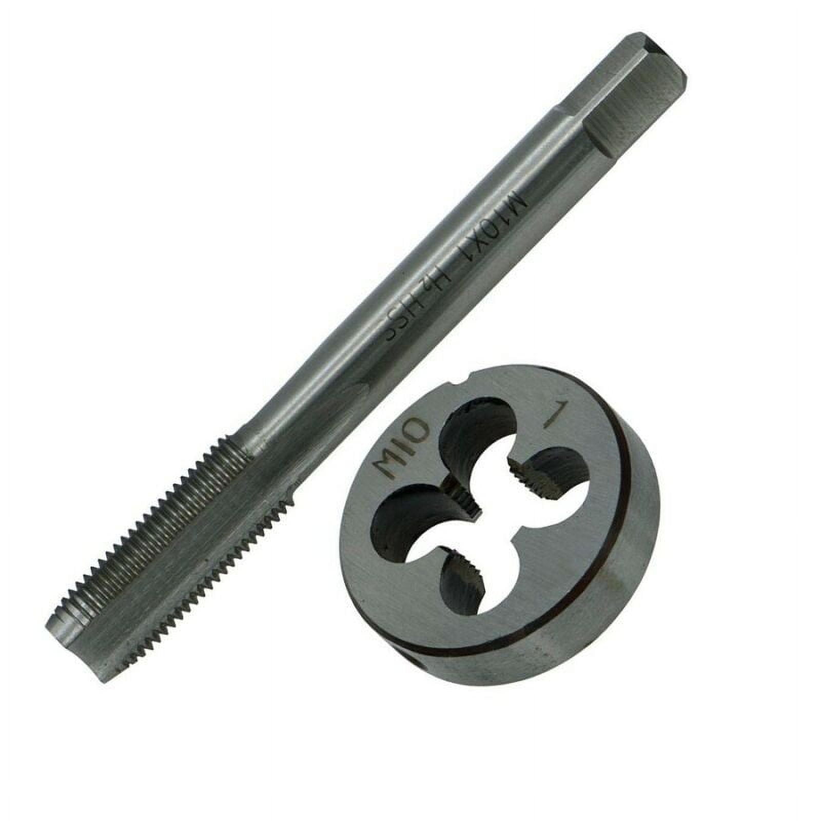 HSS M10 x 1mm Tap & M10 x 1.0mm Die Metric Thread Right Hand Metalwork Tool - Walmart.com