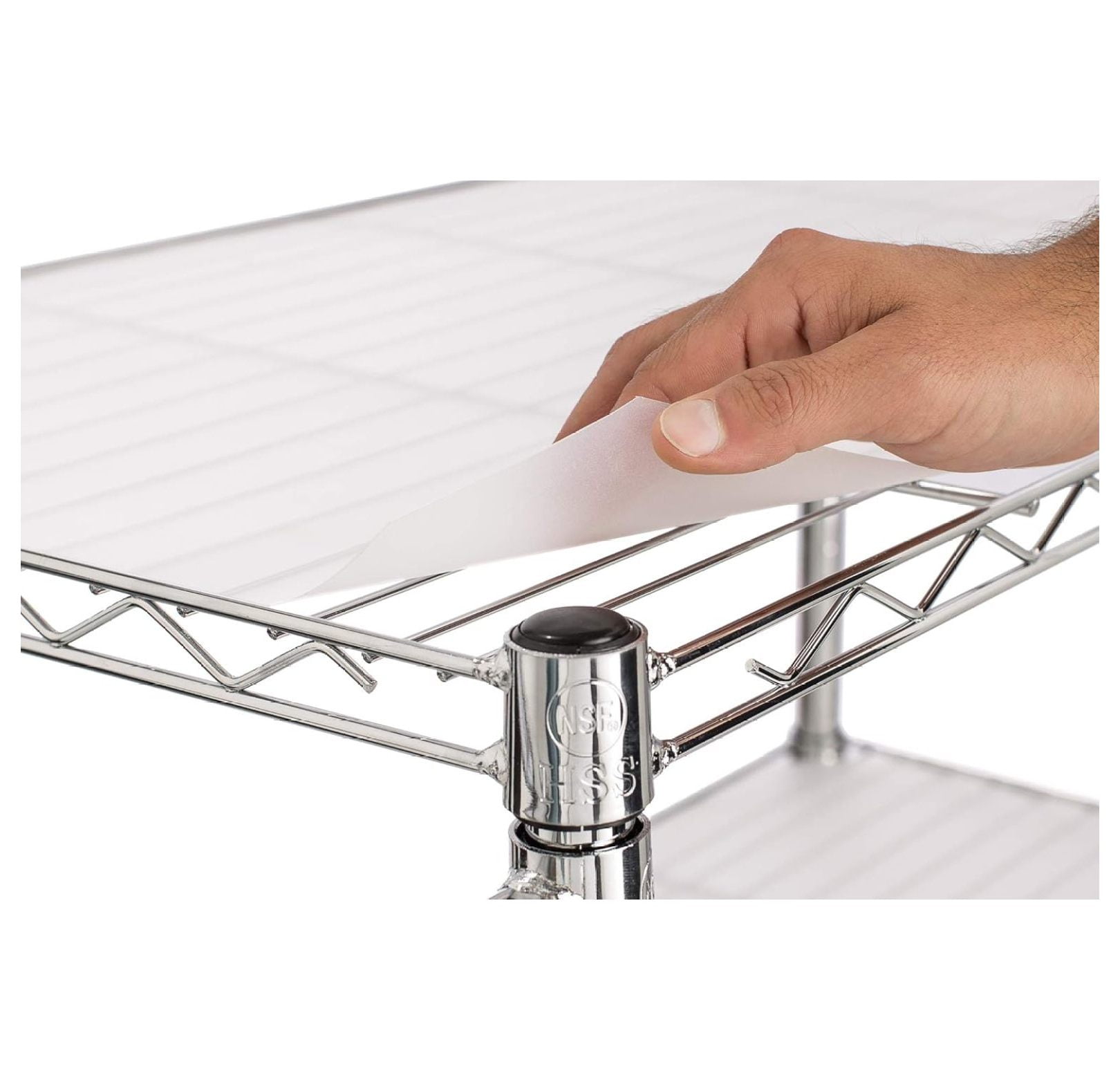 HSS Shelf Liners for 24" X 36" Wire Shelf, Opaque Plastic, 4-Pack ...