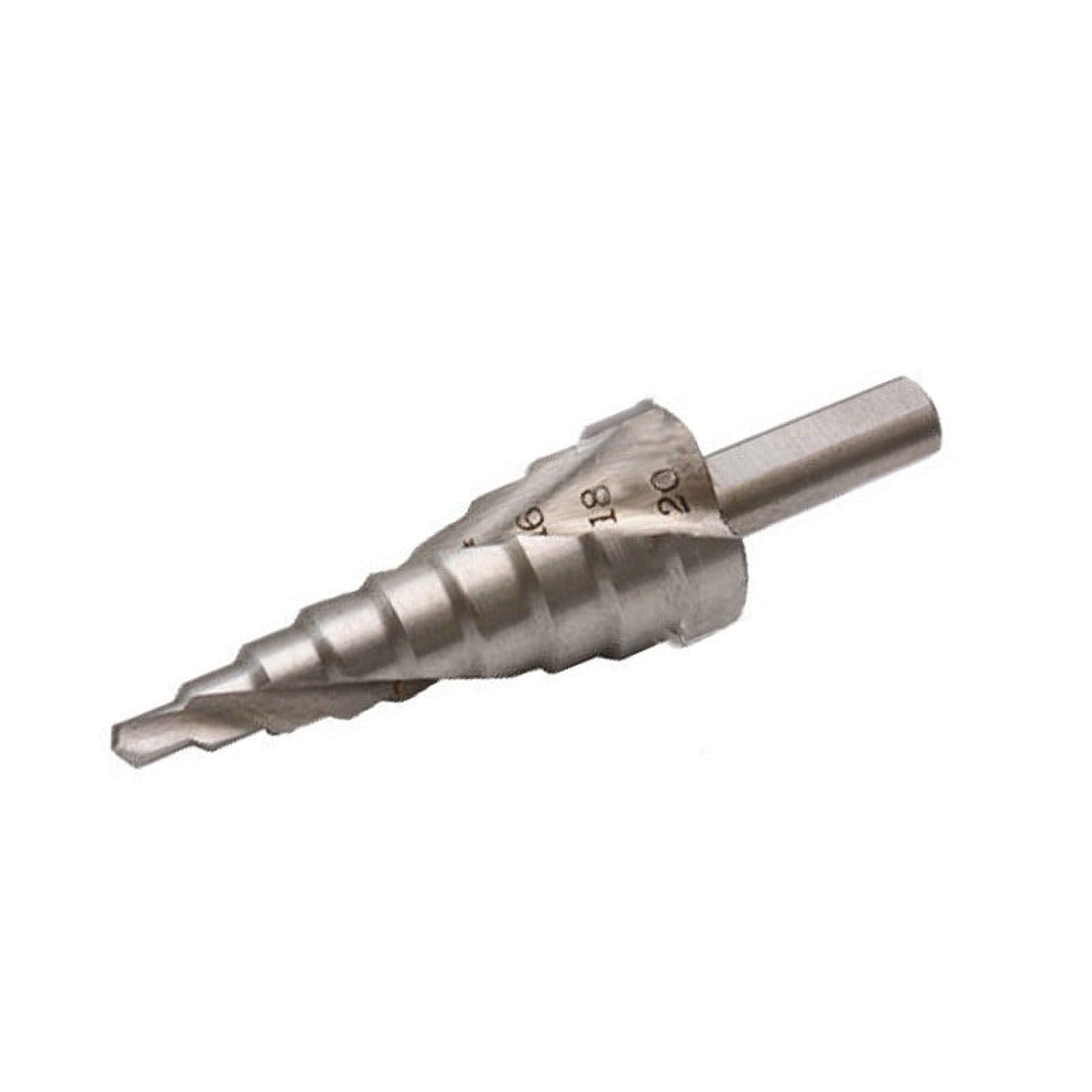 HSS Spiral Groove Step Drill Bit for Stainless Steel Cutting 4-12/20 ...