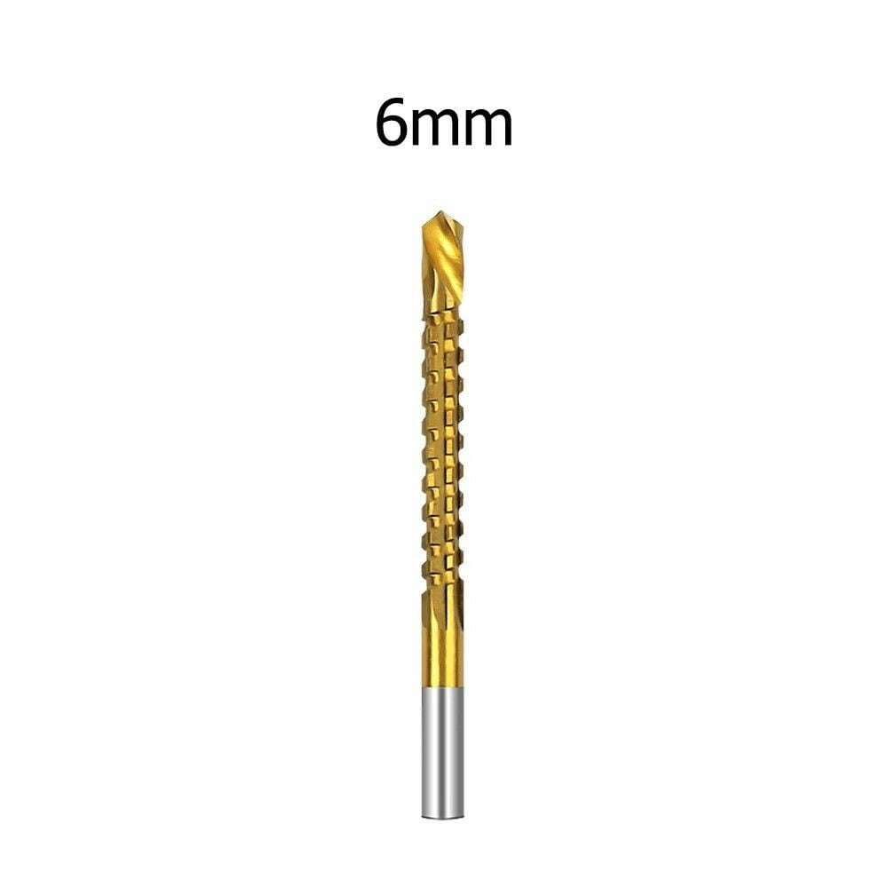 HSS Spiral Screw Drill Bit Set for Wood,Metal,Plastic - 3mm to 8mm ...