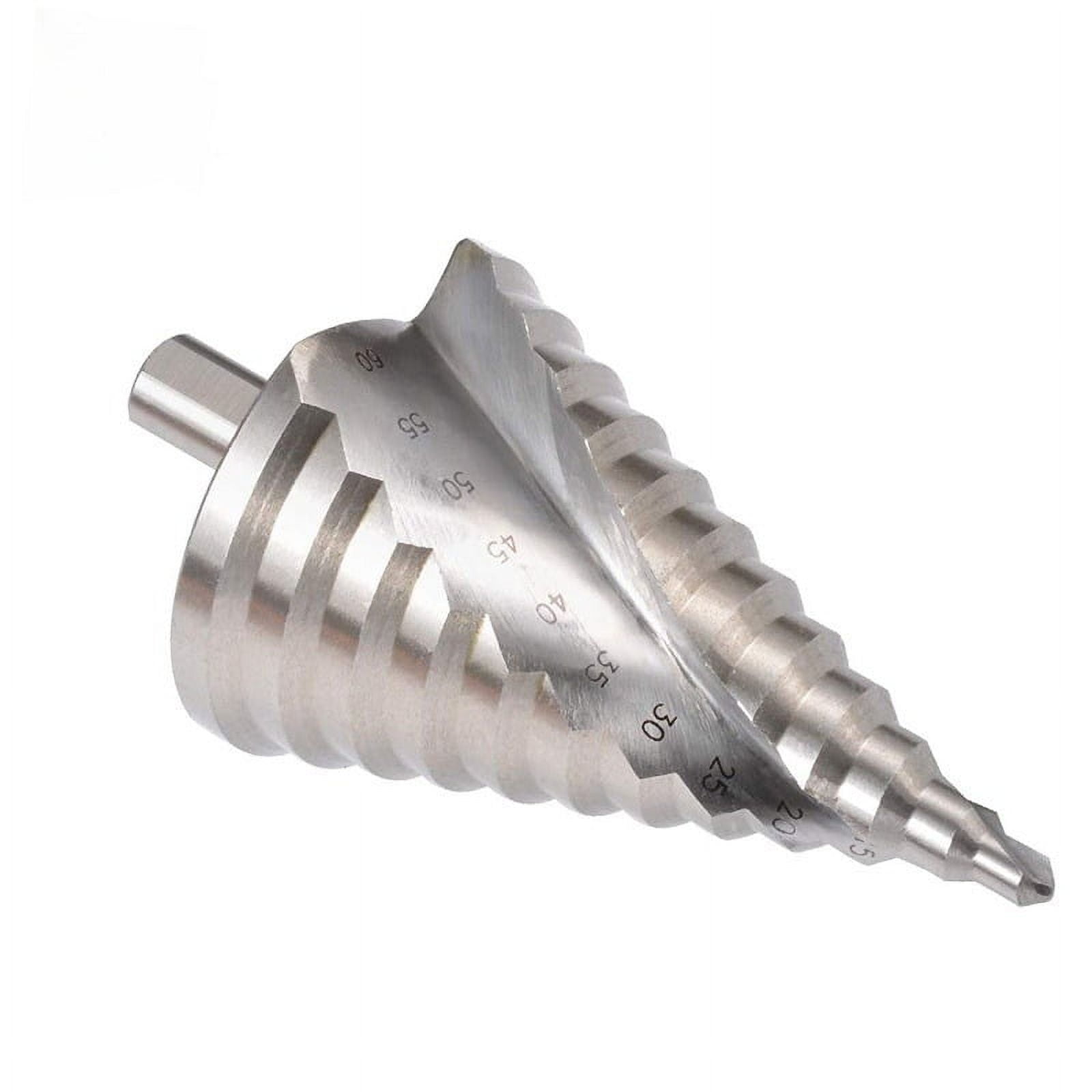 Titanium Coated Step Drill Bit, Spiral Cutting Flute Multi Hole Cutter ...