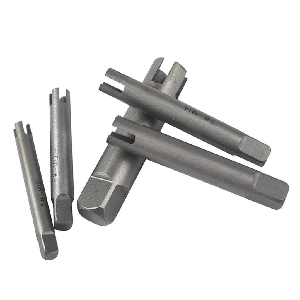 HSS Steel Broken Head Stripped Screw Tap Extractor Set -- M5-, -, M5-M2 ...