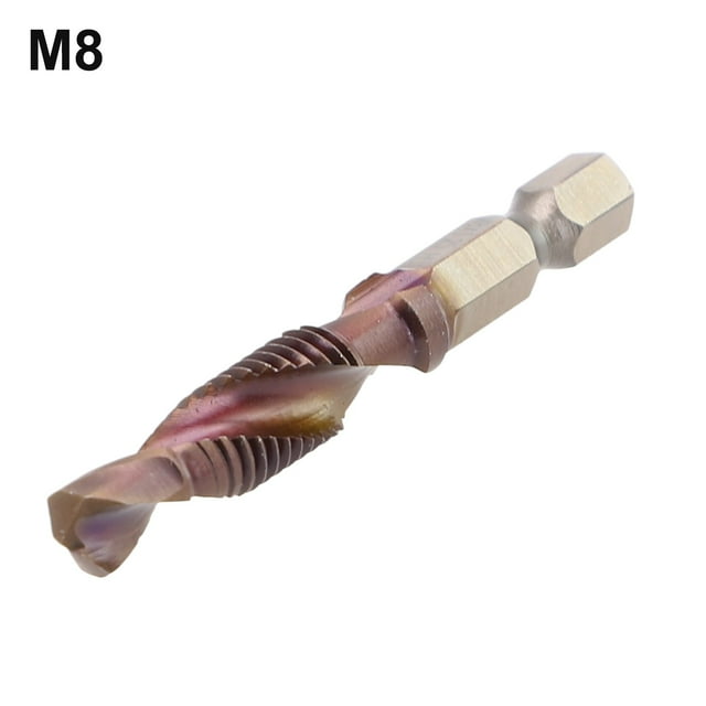 HSS Tap Drill Bit with Hex Shank for M3-M10 Tapping and Drilling ...